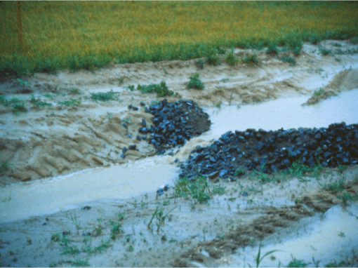 Check dams - erosion control water management tools